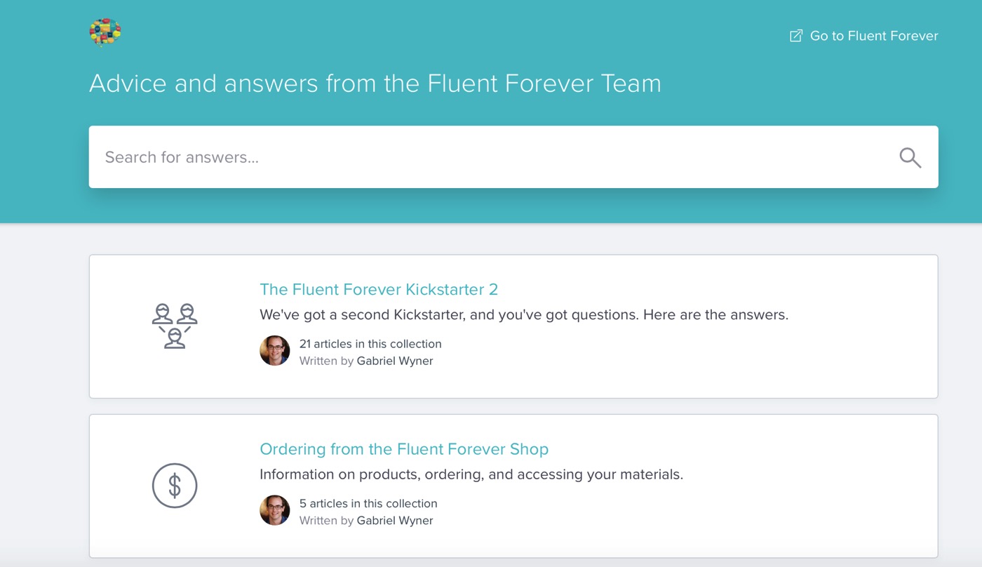 Fluent Forever Knowledge Base – Fluent Forever